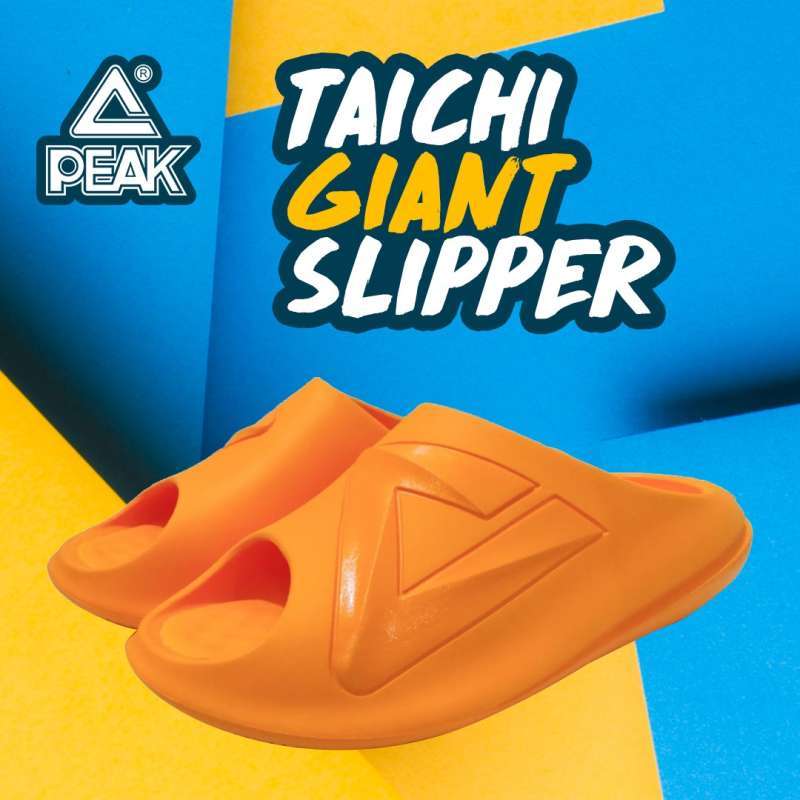Promo Sandal Peak Taichi Giant Slipper Men Orange Diskon 43% Di Seller ...