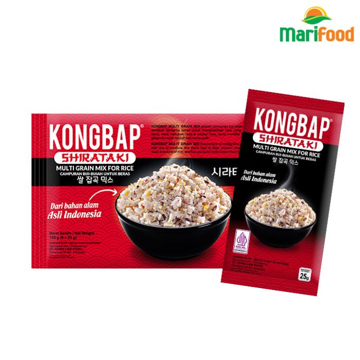 Promo Kongbap Multi Grain Mix Shirataki (150 G/ 6 X 25 G) Diskon 11% Di ...