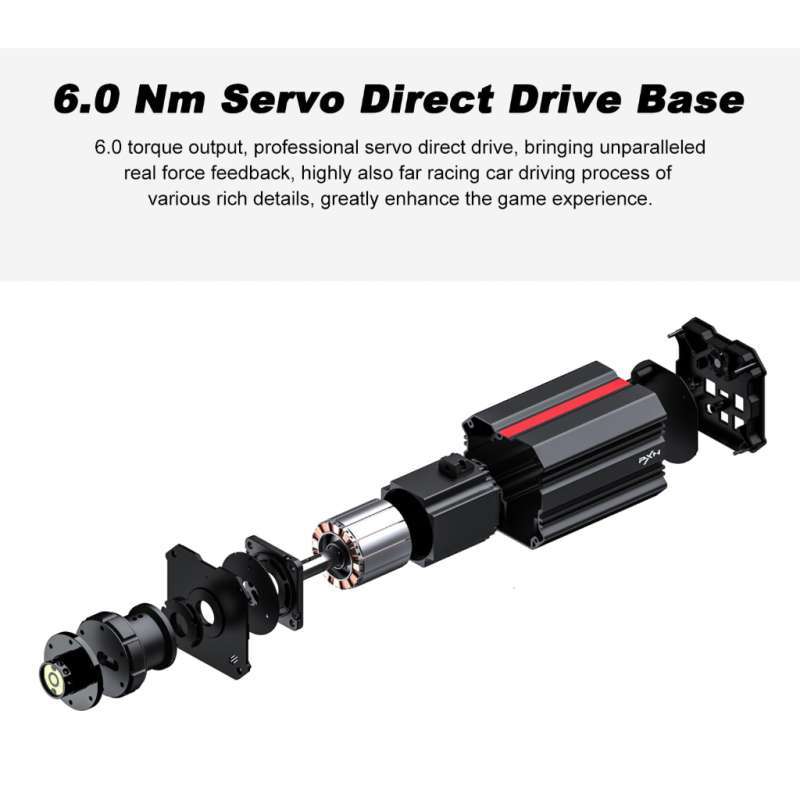 Promo Pxn V12 Lite Real Servo Direct Drive Force Feedback Steering Wheel Diskon 19% Di Seller ...