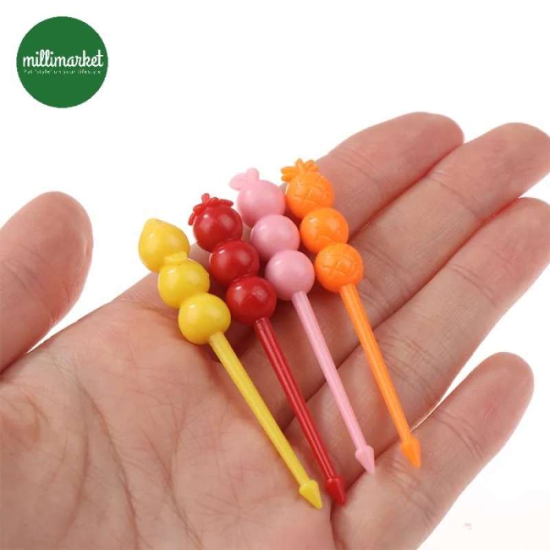 Jual Garpu Buah Karakter Fruit Candy / Tusukan Tusuk Bento Buah Roti ...
