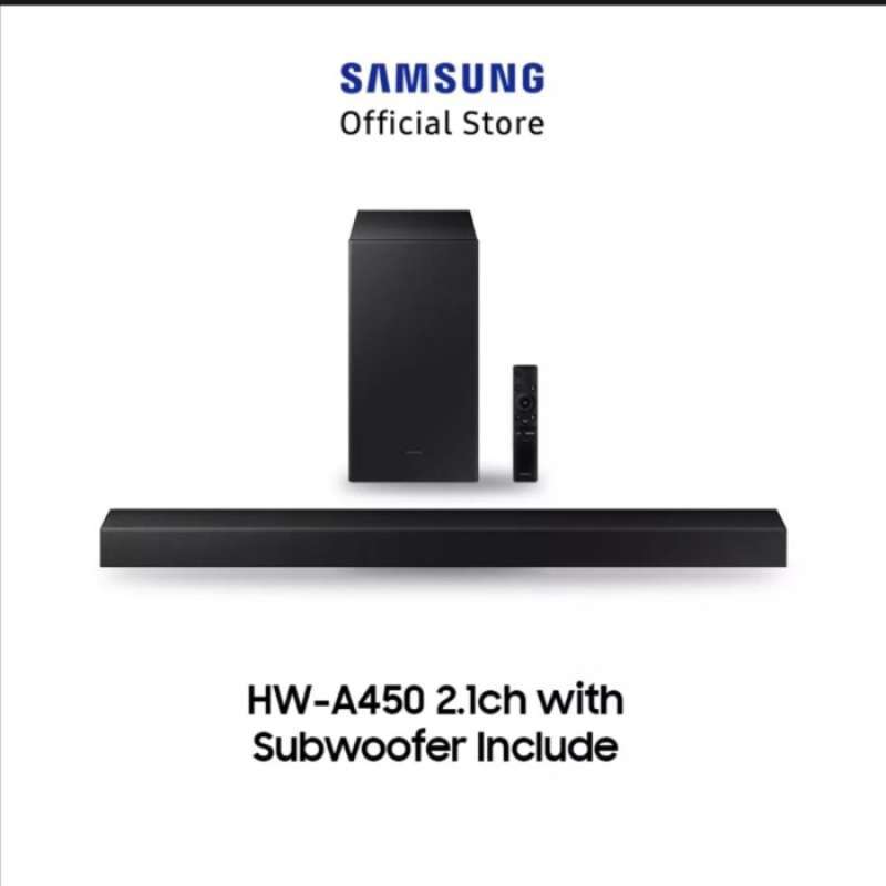 Jual Samsung Soundbar HW-A450 2.1Ch With Subwoofer Speaker Wireless HW ...