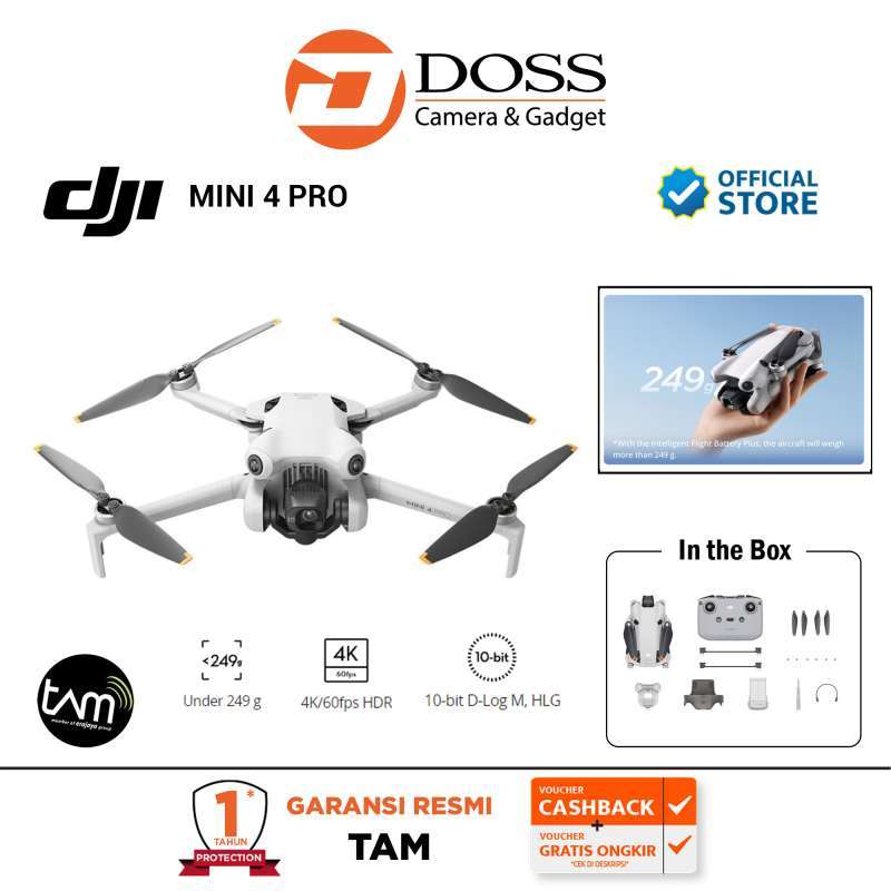 Jual Dji Mini 4 Pro Camera Drone Di Seller Doss Bandung Official Store ...