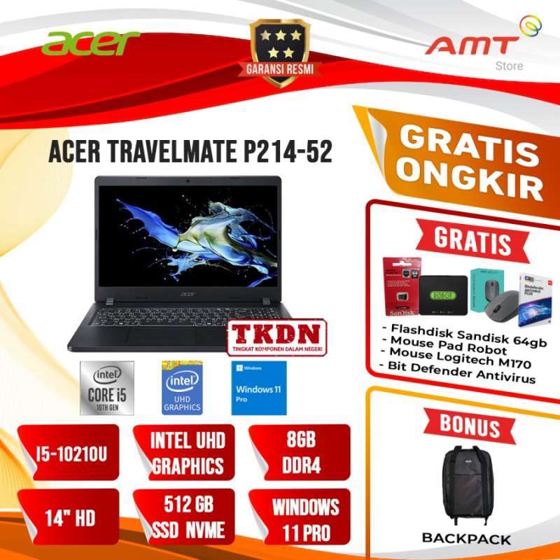 Jual Laptop Tkdn Acer Travelmate P214 Di Seller Amt It Official Store - Gunung Sahari Utara ...