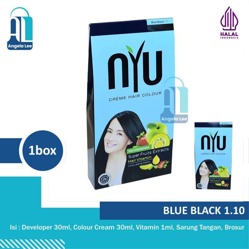 Jual Pewarna Cat Rambut Nyu Creme Hair Colour 7 Warna Di Seller Angela ...