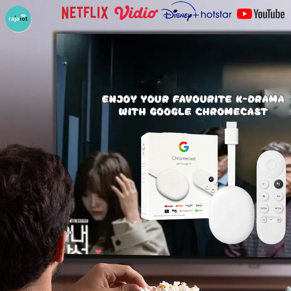 Promo Google Chromecast With Google Tv - 4k White 7 Hari Diskon 12% Di ...