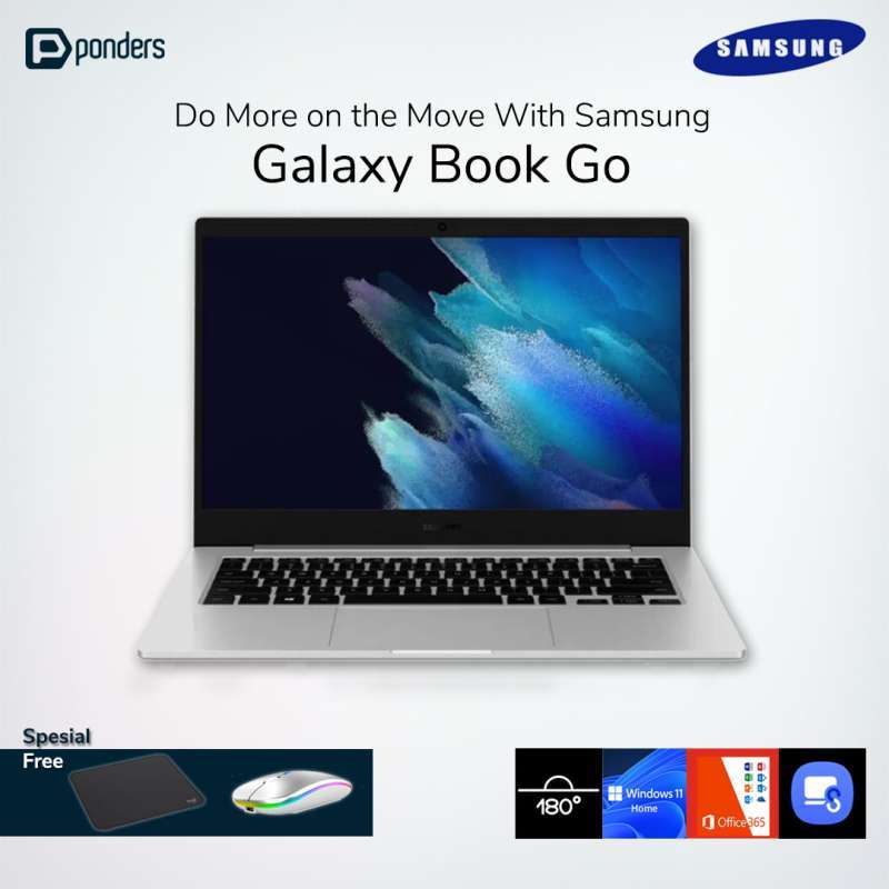 Jual Laptop 14 Inch Samsung Galaxy Book Go / 4gb - 128gb Windows 11 Di ...