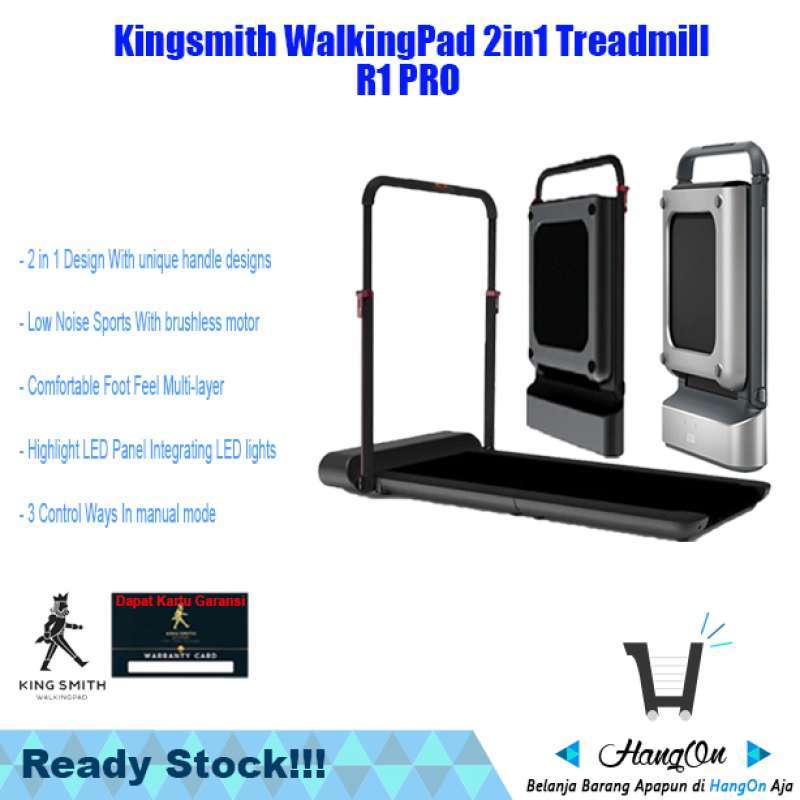 Promo Xiaomi Kingsmith Walking Pad R1 Pro 2 In 1 Treadmill Diskon 5% Di ...
