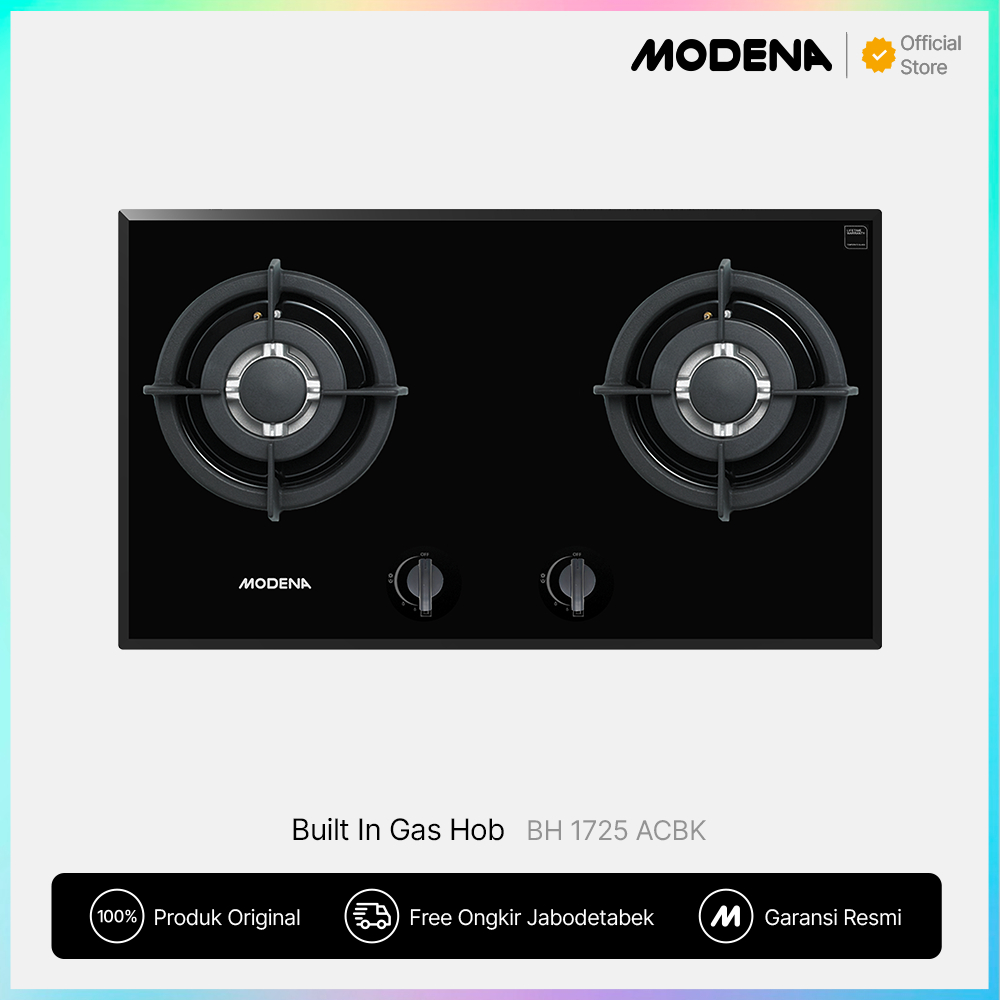 Promo Modena Built-in Gas Hob - Bh 1725 Acbk Diskon 15% Di Seller ...