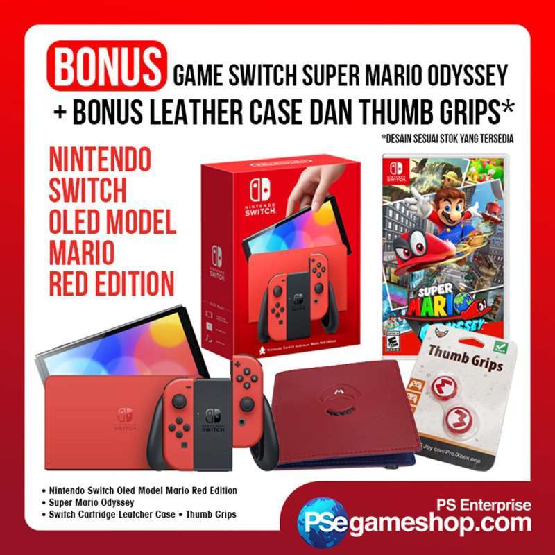 Promo Nintendo Switch Console Oled Model Mario Red Edt Diskon 3% Di ...