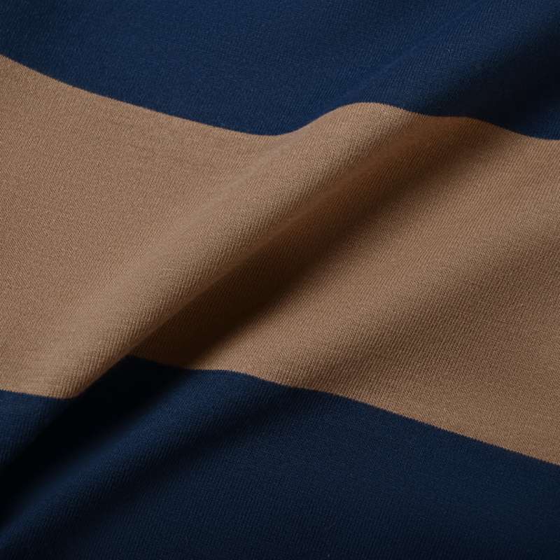 Promo Broodis Kaos Oversize Pria Stripe Coklat Mark Series Brown Navy ...