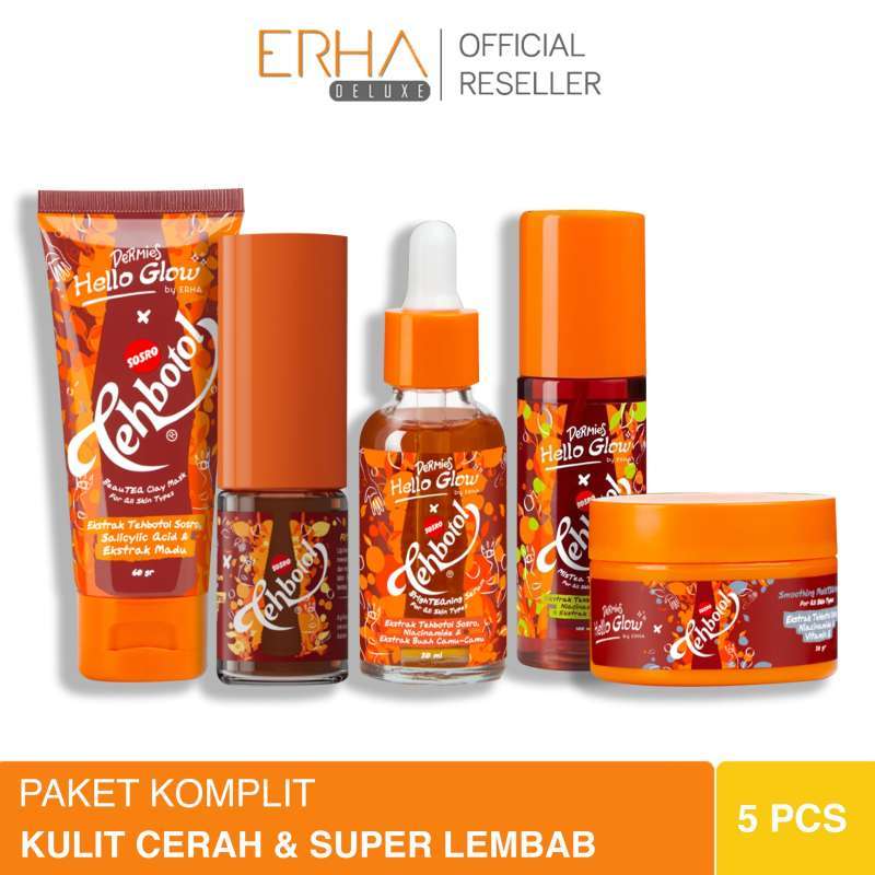 Promo DERMIES Skincare Komplit Kulit Cerah dan Lembap by ERHA ft Teh ...