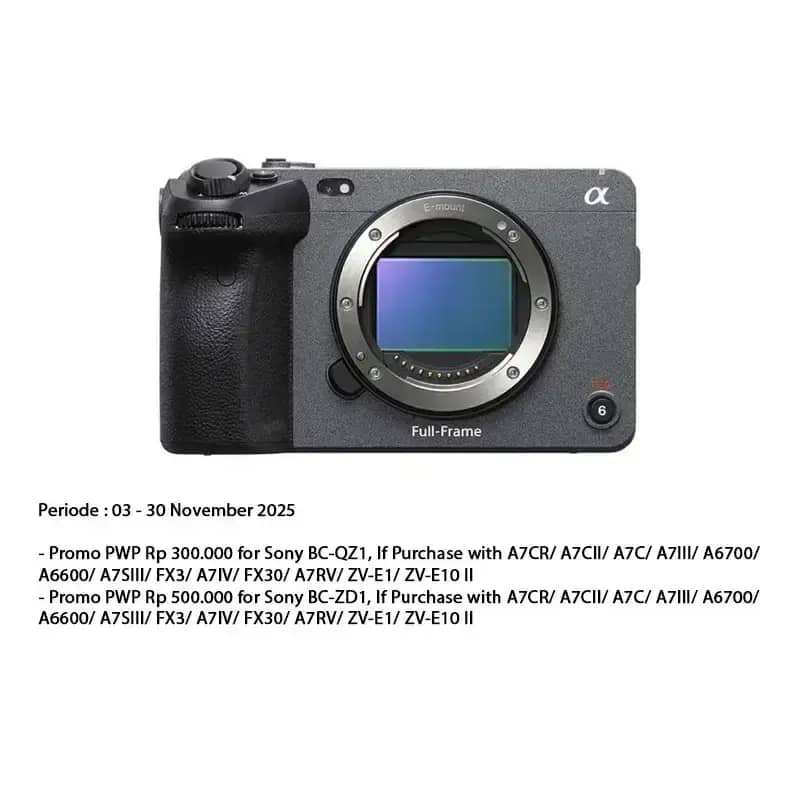 Promo Jpc Kemang Sony Fx3a Full Frame Cinema Line Camera Sony Fx3 A ...