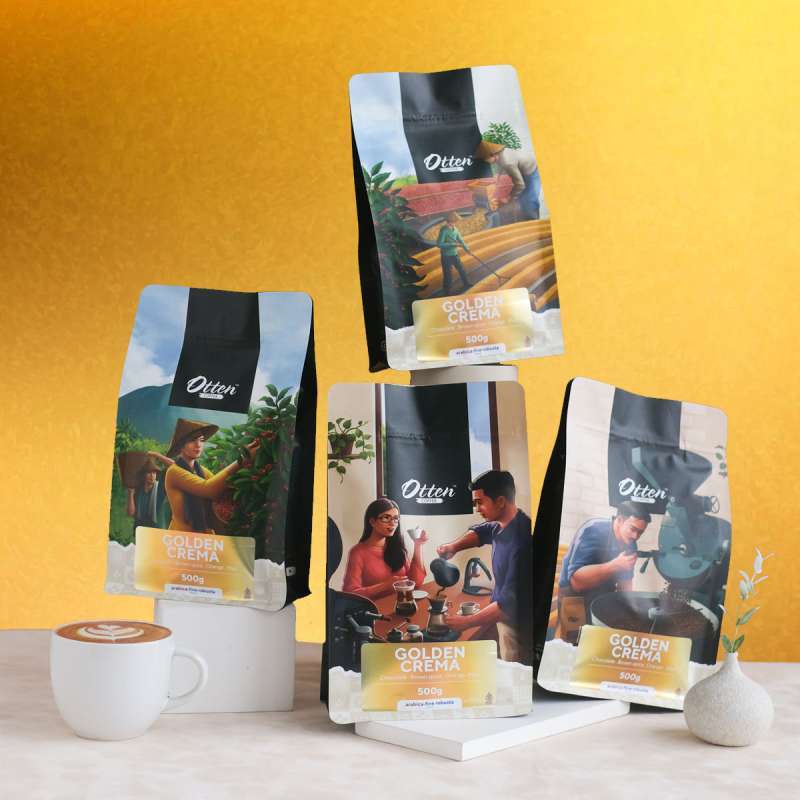 Jual Golden Crema - Kopi House Blend 500gr - Commercial Blend Biji ...