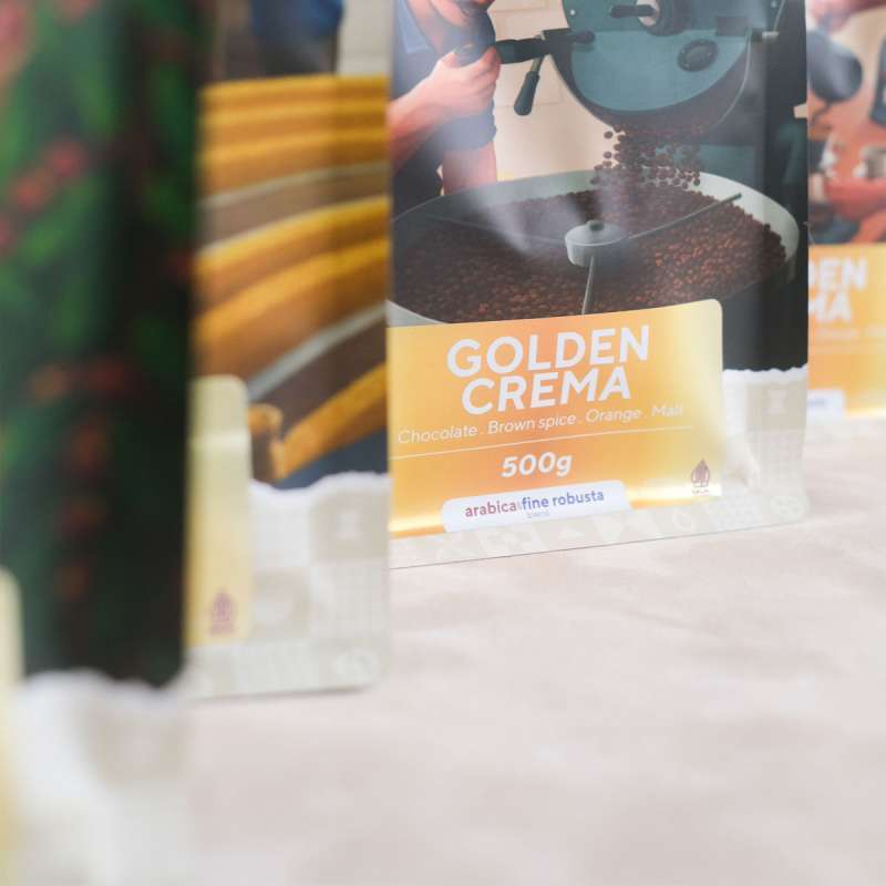 Jual Golden Crema - Kopi House Blend 500gr - Commercial Blend Biji ...