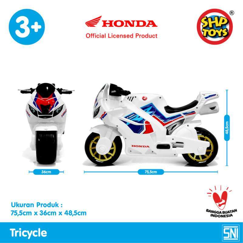 Promo Motor Mainan Anak Cbr 557 Lisensi Honda Shp Toys - Hitam Diskon ...
