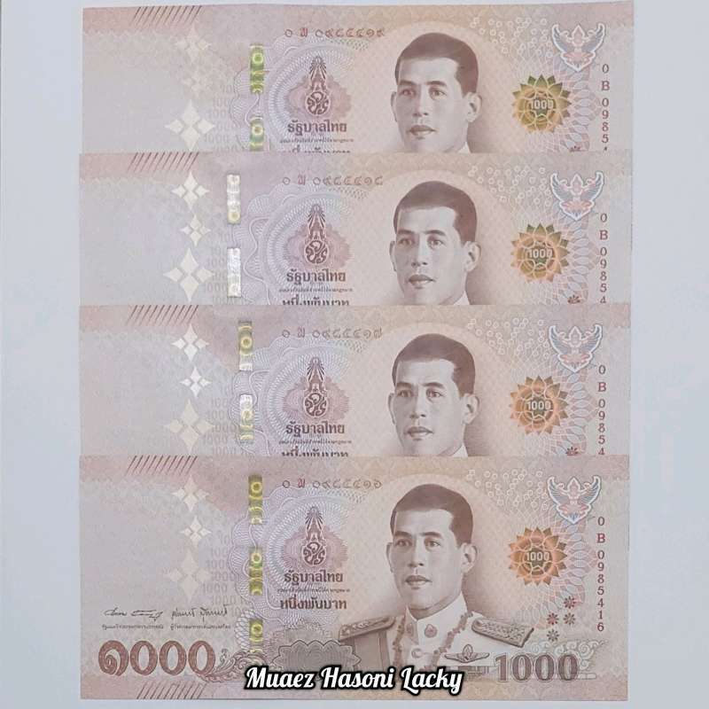Jual Koleksi Thailand Bath Pecahan 1000 Bath Original Di Seller Muaez ...