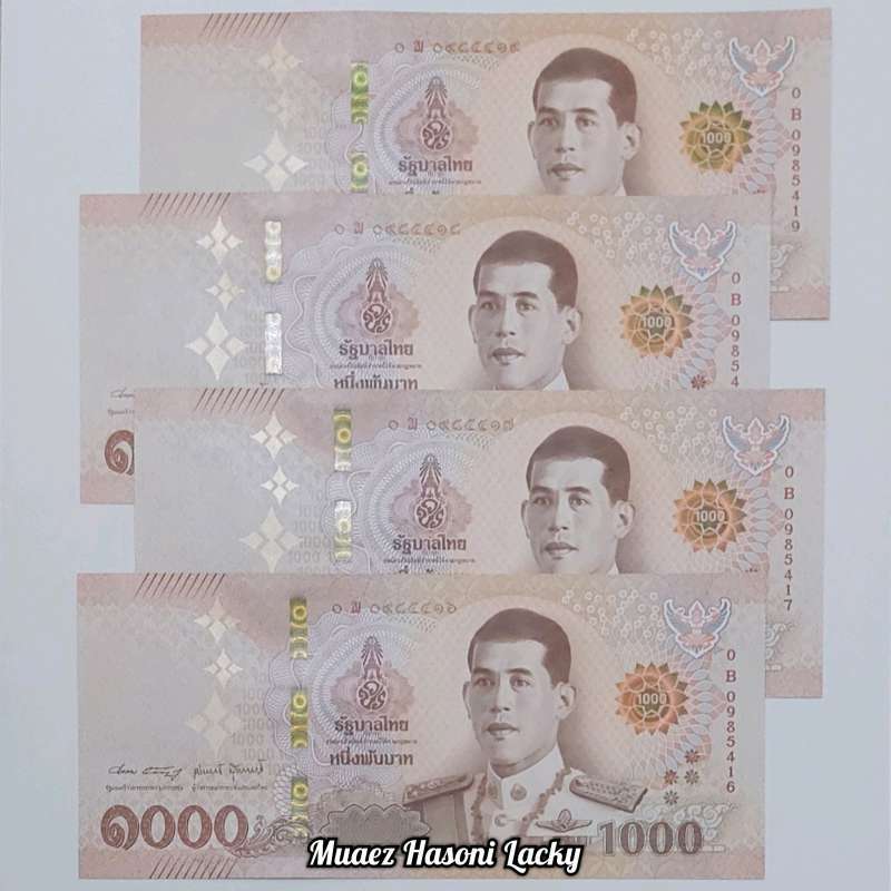 Jual Koleksi Thailand Bath Pecahan 1000 Bath Original Di Seller Muaez ...