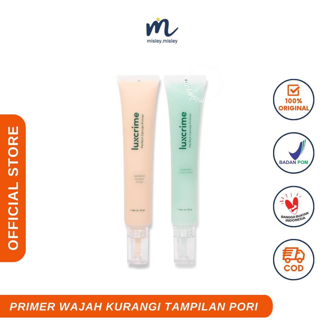 Promo Luxcrime Perfect Canvas - Mattifying Poreless Primer - Hydro Blur ...