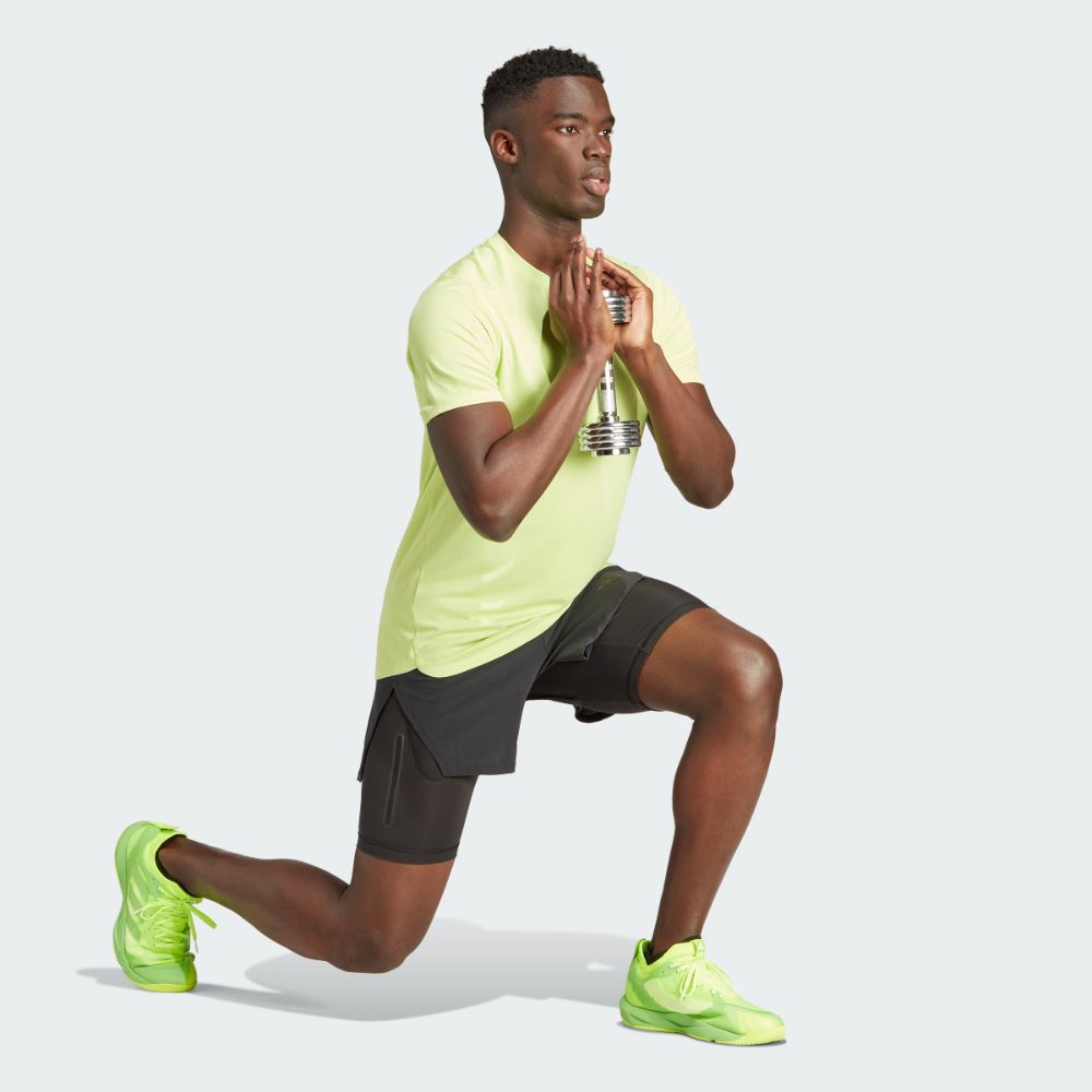 Promo adidas Men Training T-Shirt D4T HEAT.RDY HIIT Baju Fitness Pria ...