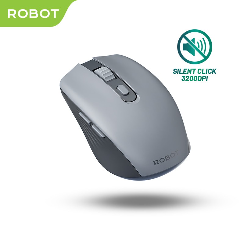 Jual Robot M370 Mouse Wireless 2.4ghz Silent Klik Optical 3200dpi ...