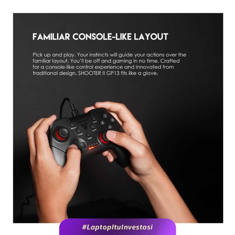 Promo Fantech Wgp13 Wireless Gaming Controller Gamepad Joystick Usb ...