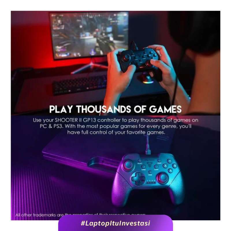 Promo Fantech Wgp13 Wireless Gaming Controller Gamepad Joystick Usb ...