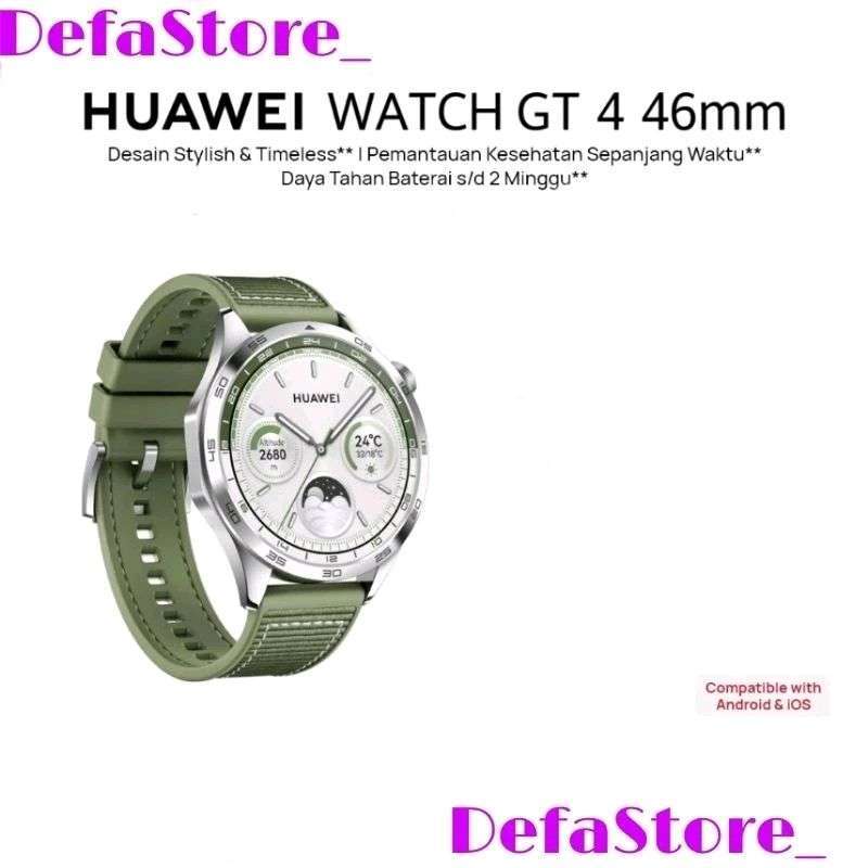 Jual Huawei Watch GT4 46mm || Garansi Resmi - Black di Seller DefaStore ...