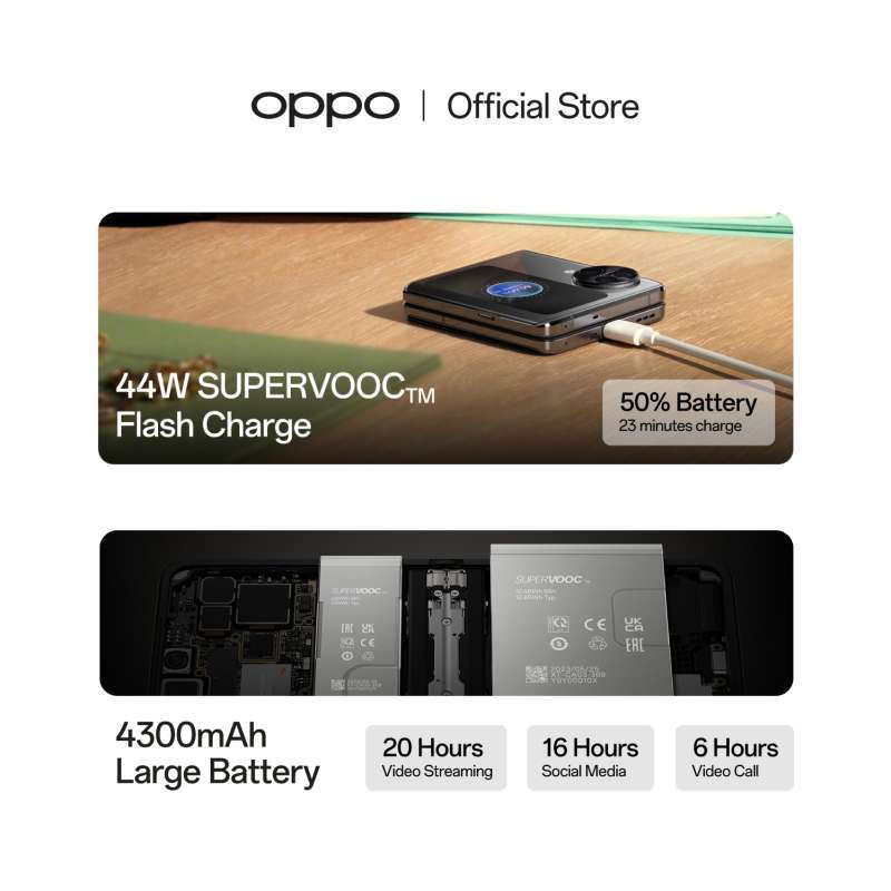 Promo Oppo Find N3 Flip 12gb/256gb (handphone Garansi Resmi) - Pink ...