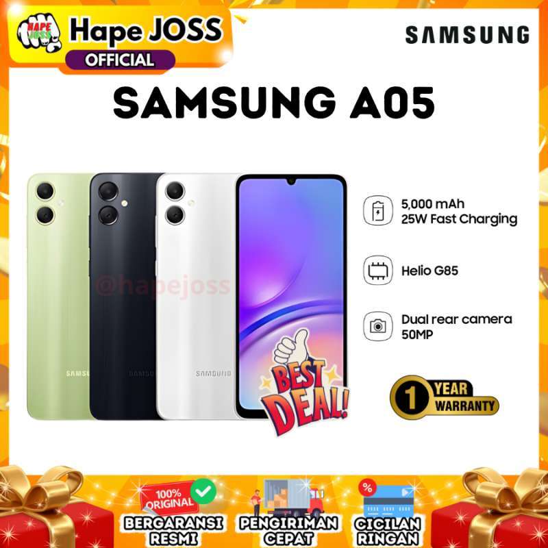 Jual Samsung Galaxy A05 6/128gb Android - Silver Di Seller Hapejoss ...