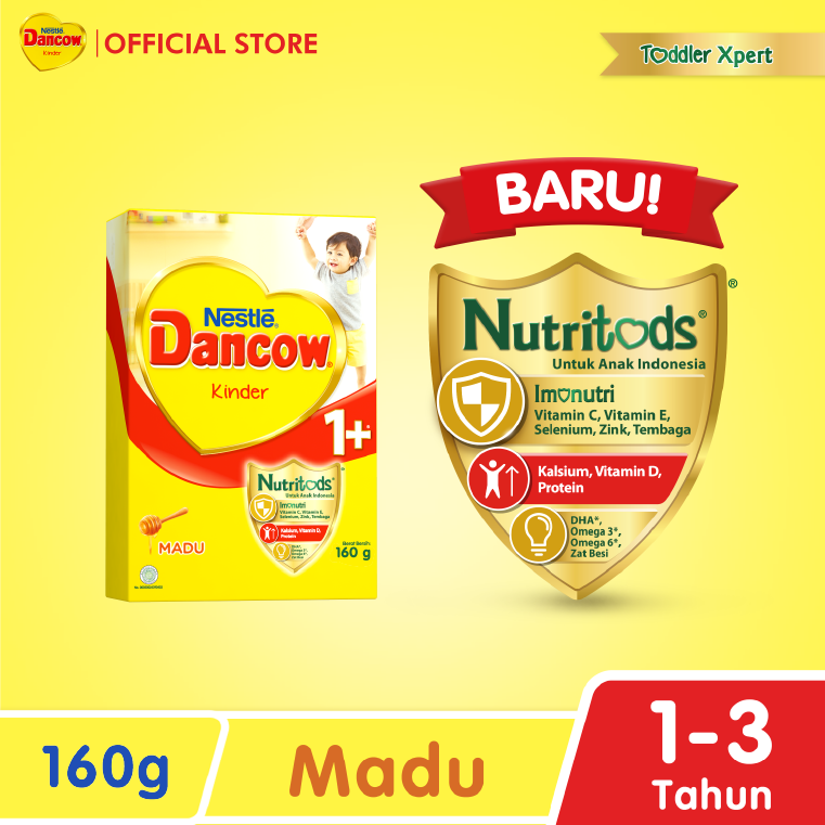 Promo Nestle Dancow 1+ Susu Pertumbuhan Rasa Madu 1-3 Tahun Box 160 G ...