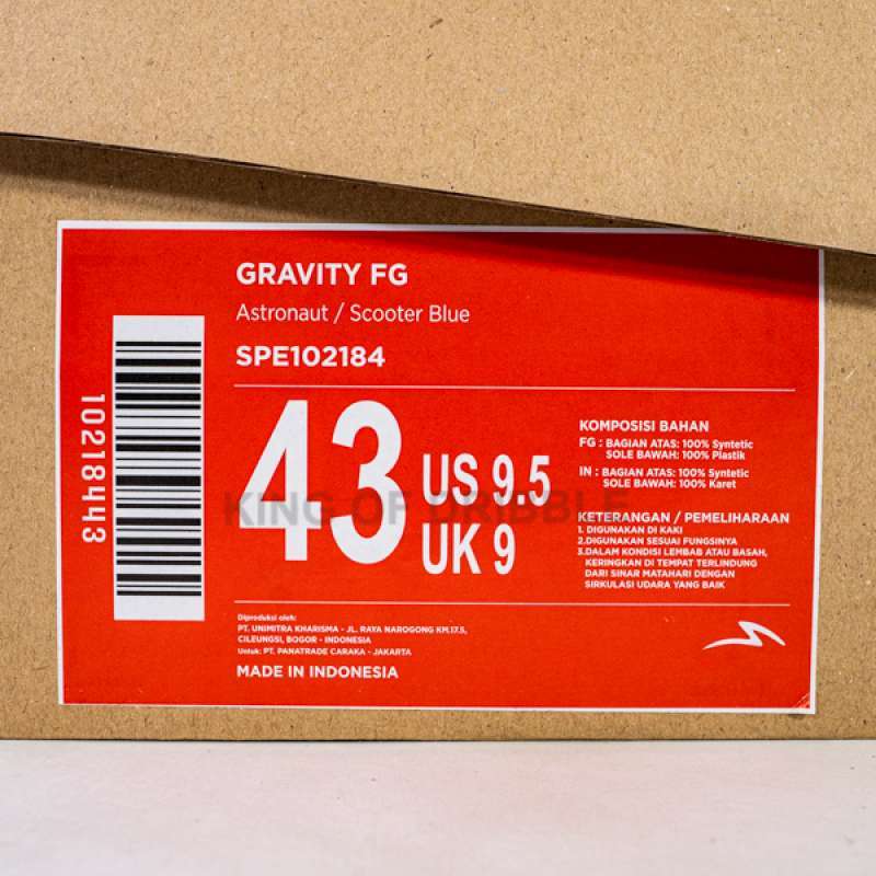 Promo Sepatu Bola Specs Gravity Fg 102184 Original Bnib Diskon 25% Di Seller King Of Dribble ...