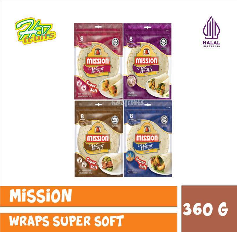 Jual Mission Wraps Super Soft (isi 8) 360g Di Seller Haz Fruits ...
