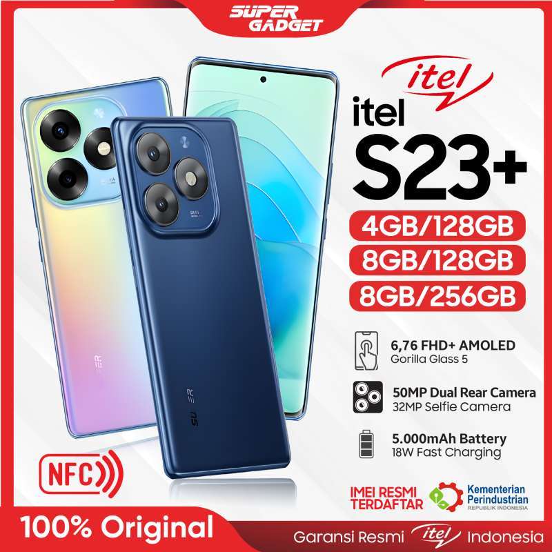 Jual Itel S23 256 Tukar Tambah Spesifikasi Original, Murah & Diskon ...