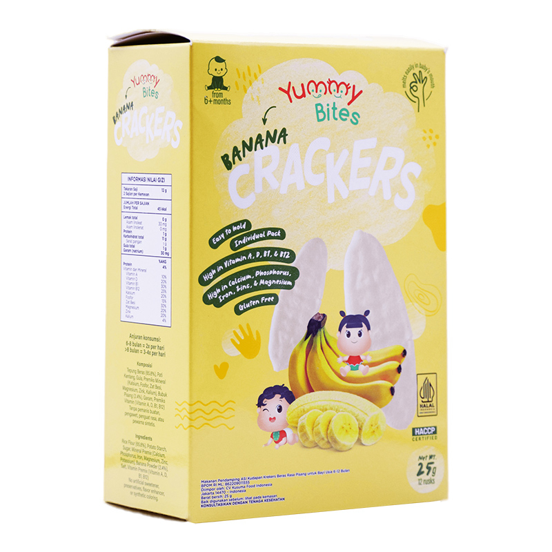 Jual Yummy Bites Rice Crackers Banana 25 G Di Seller Alfamart Official ...