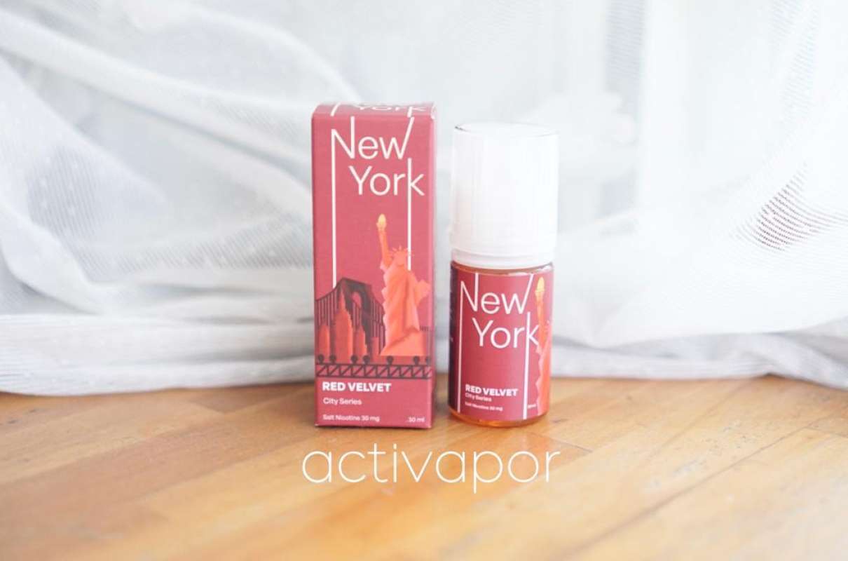 Jual Foom City Series Salt Nic New York 30mg 30ml Red Velvet Liquid ...
