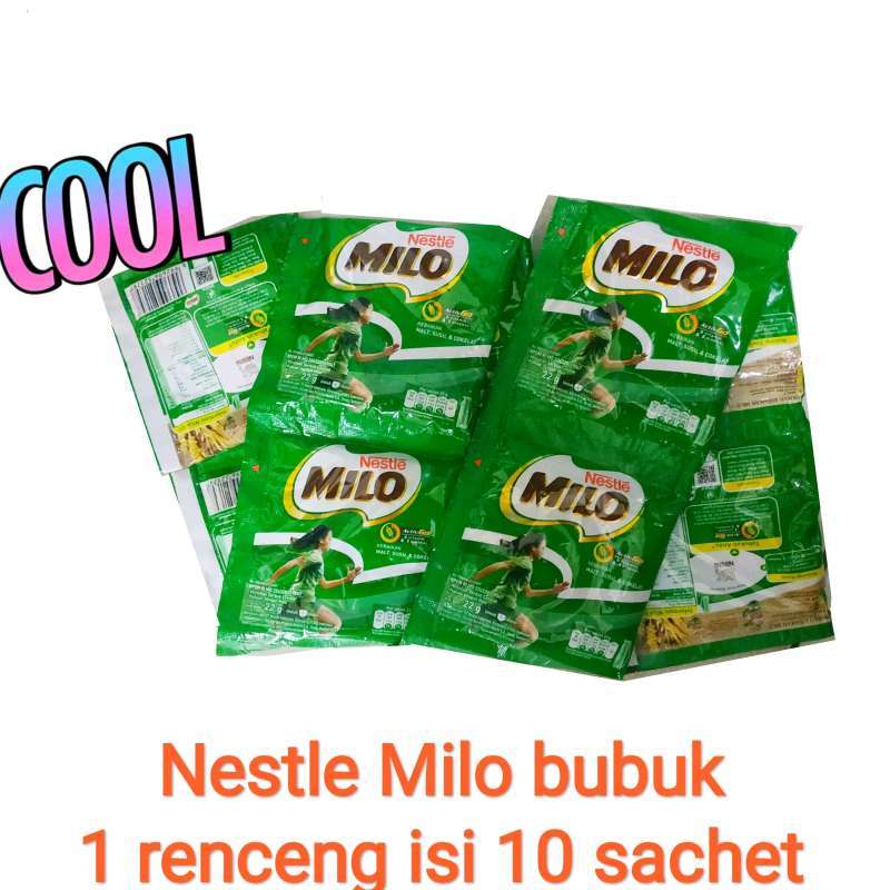 Jual milo bubuk sachet | 1 renceng isi 10 sachet di Seller best mart ...