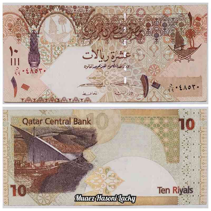 Jual Koleksi Qatar Riyal Pecahan 10 Riyal Old Series Original Di Seller ...