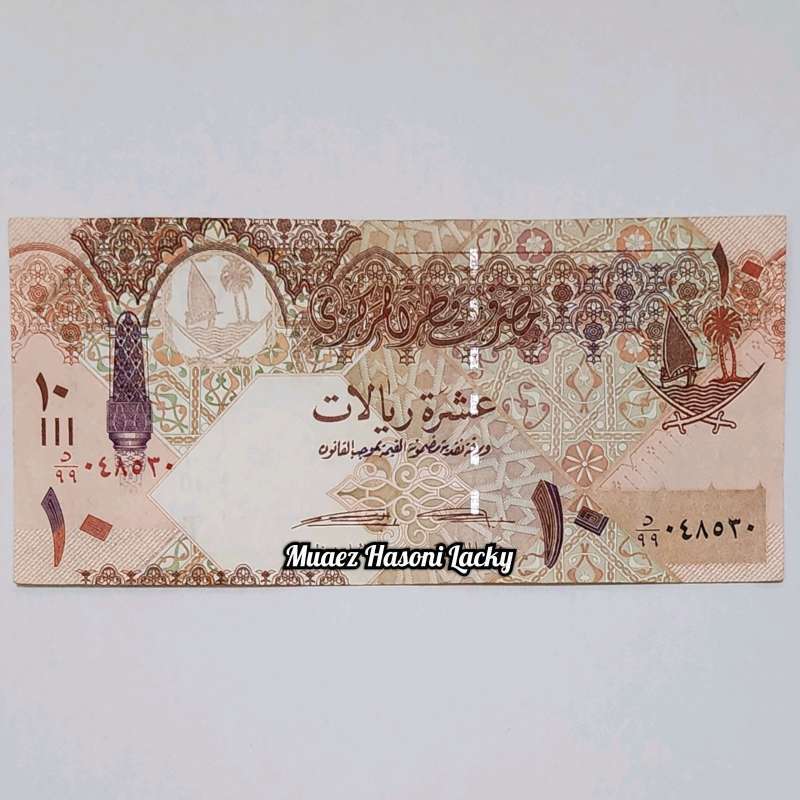 Jual Koleksi Qatar Riyal Pecahan 10 Riyal Old Series Original Di Seller ...
