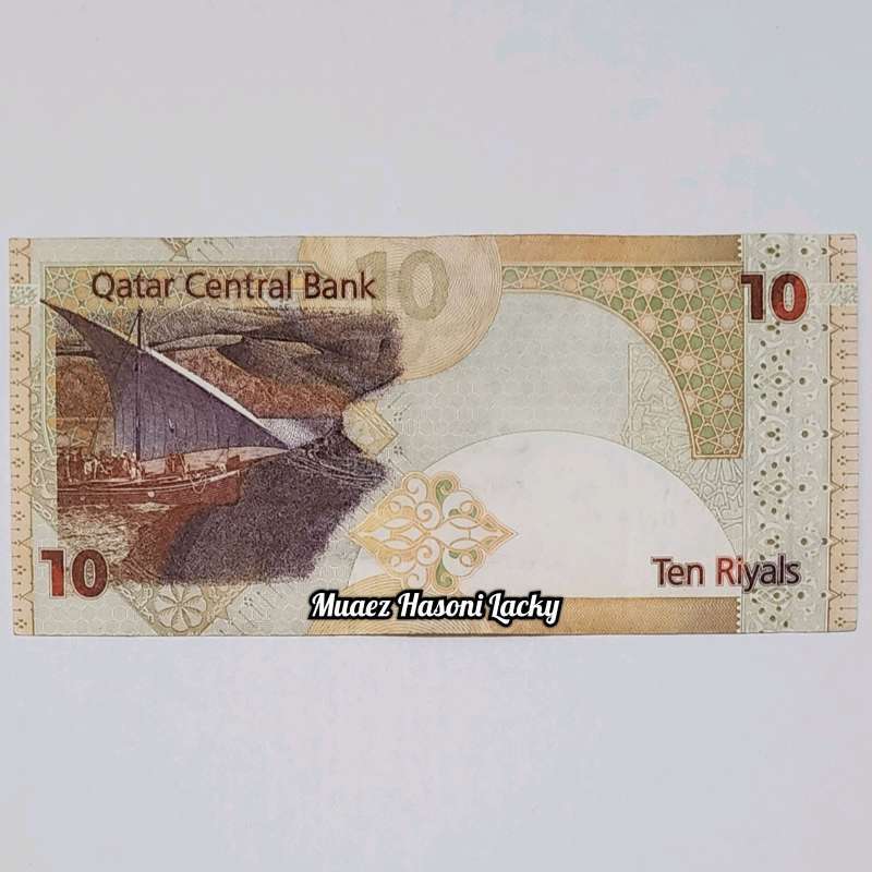 Jual Koleksi Qatar Riyal Pecahan 10 Riyal Old Series Original Di Seller ...
