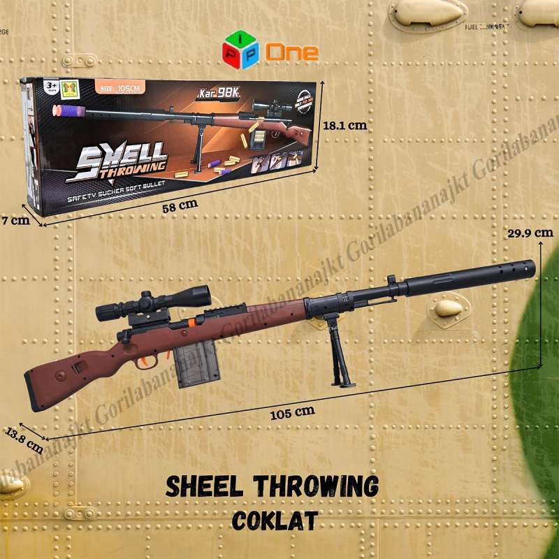 Promo Mainan Pistol Pistolan Awm Sniper Tembak Tembakan peluru busa ...