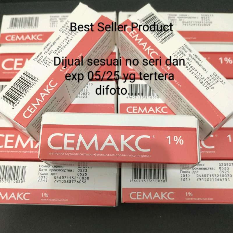Jual Cemakc / Semax 1% Original Obat Saraf Dan Stroke(stock Baru 05/25 ...