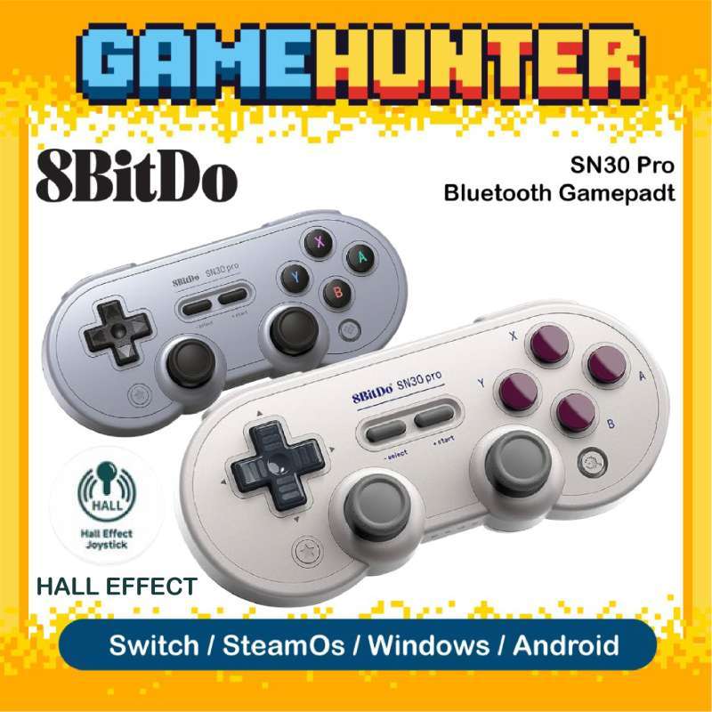 Promo 8bitdo Sn30 Pro Bluetooth Gamepad For Switch / Windows / Android Diskon 52% Di Seller ...
