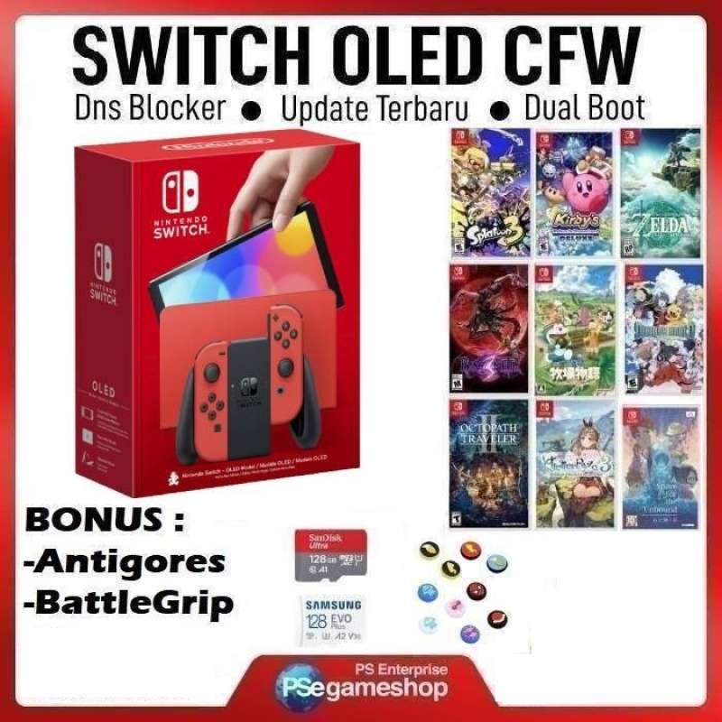 Jual Nintendo Switch Oled Ofw Dan Cfw Original Murah - Harga Diskon ...