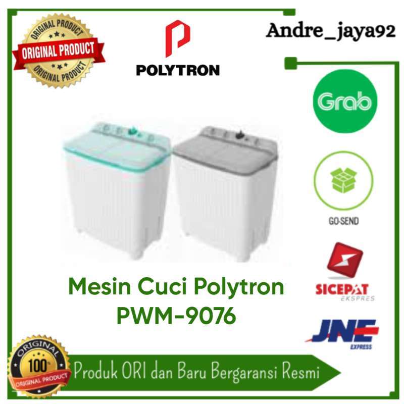 Jual Polytron Mesin Cuci 2 Tabung Pwm 9076 Hijab Polytron Pwm-9076 ...