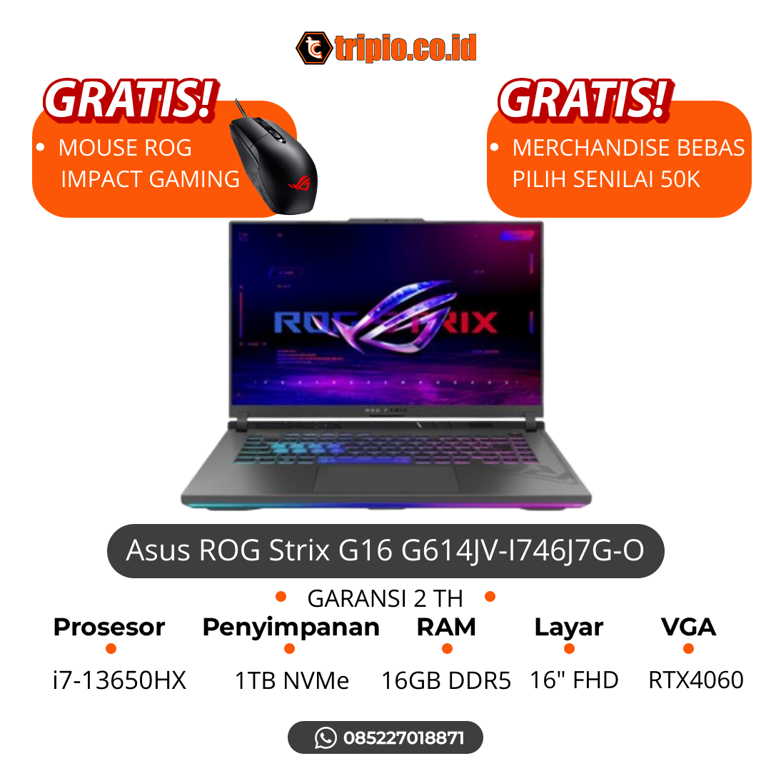 Asus Rog Strix G16 - Harga Terbaru Mei 2024 | Blibli