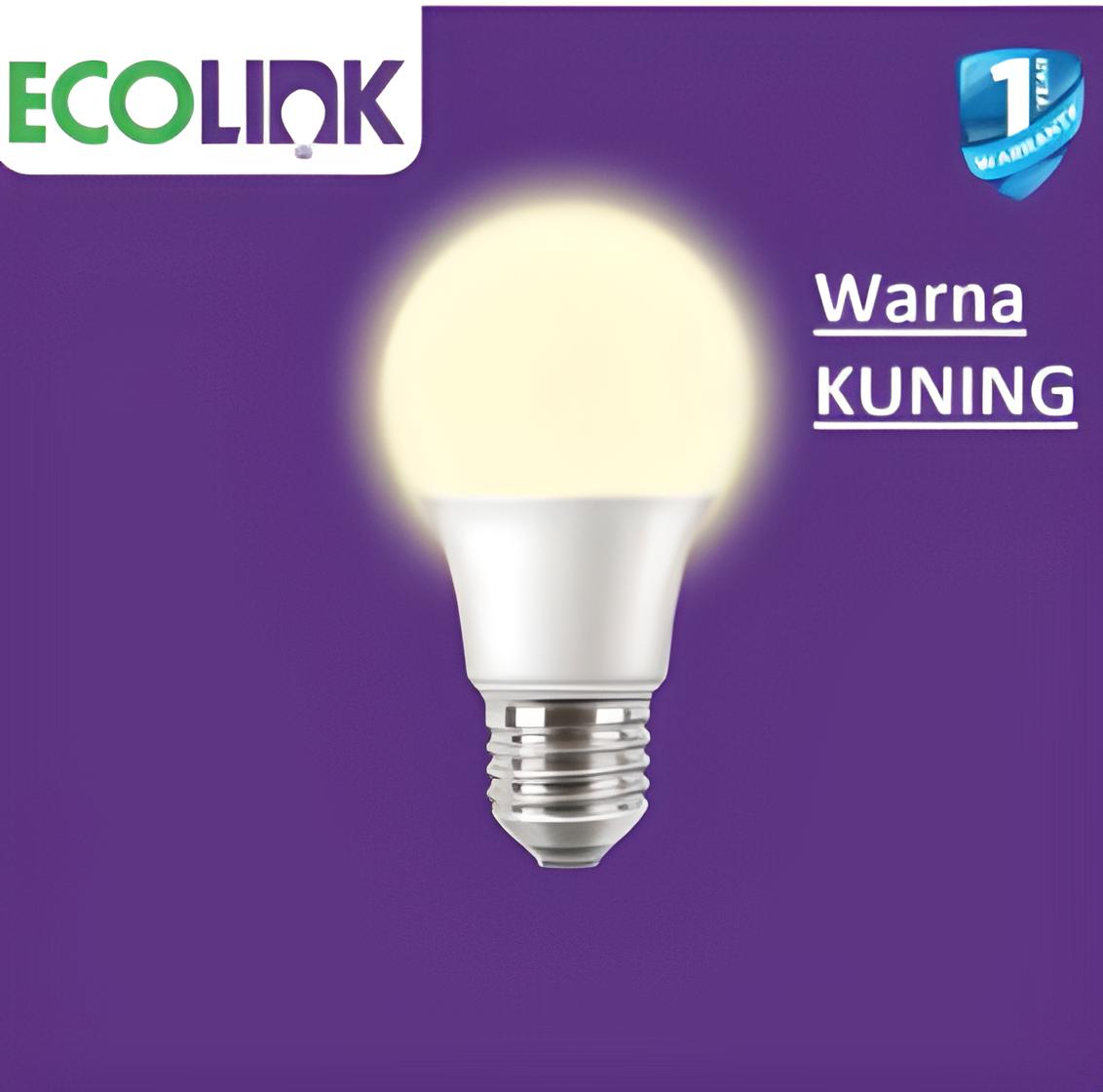 Jual Lampu Bohlam Led Ecolink W Watt W Garansi Resmin Tahun Putih Di Seller Wijaya