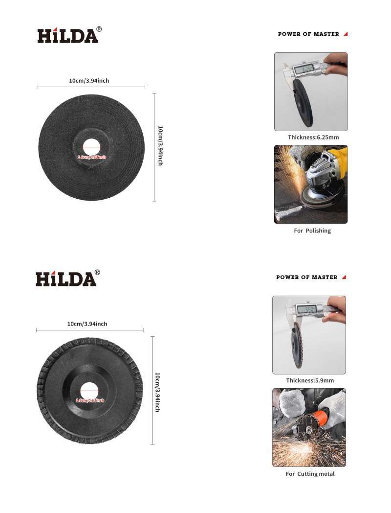 Jual HILDA Batu Pisau Gurinda Mata Gerinda 4 Inch Potong Besi Kayu ...