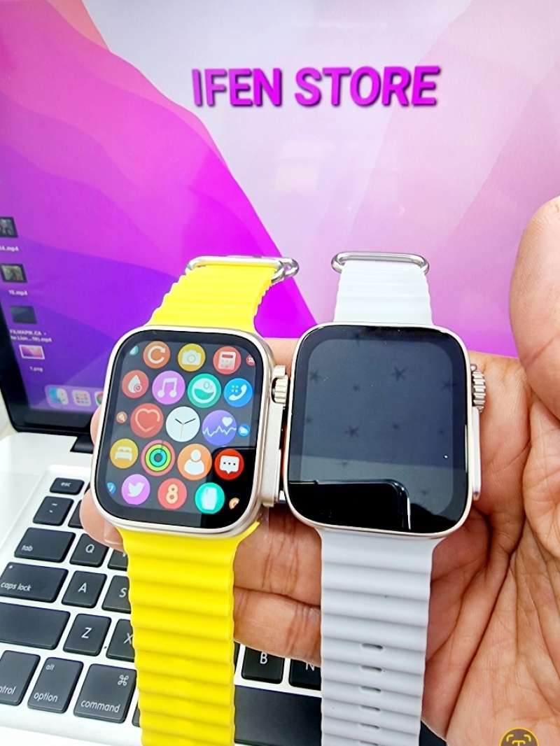 Promo Smartwatch Series S8 T800 Ultra Pro Fullscreen 49mm Stainlis ...