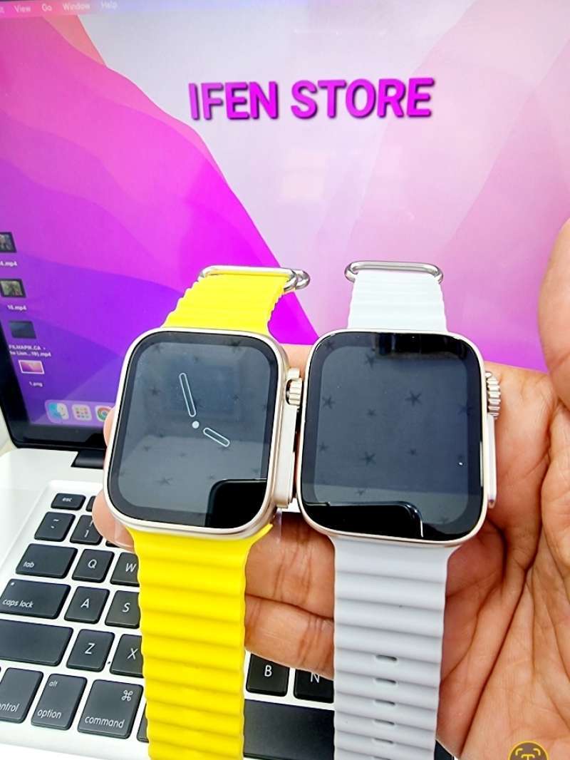 Promo Smartwatch Series S8 T800 Ultra Pro Fullscreen 49mm Stainlis ...