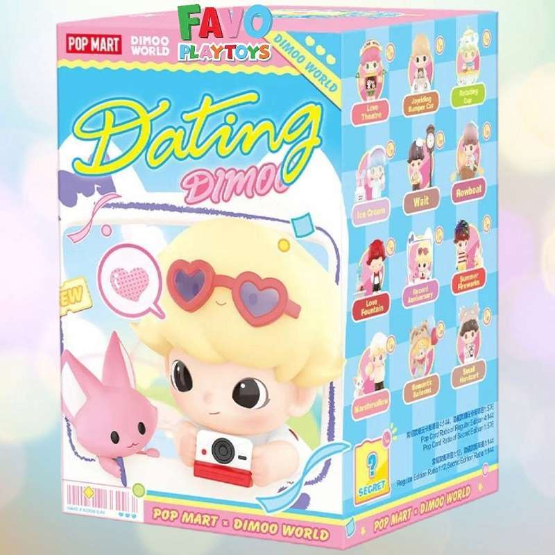 Promo Pop Mart X Dimoo Dating Series Blind Box Figure Diskon 8% Di ...